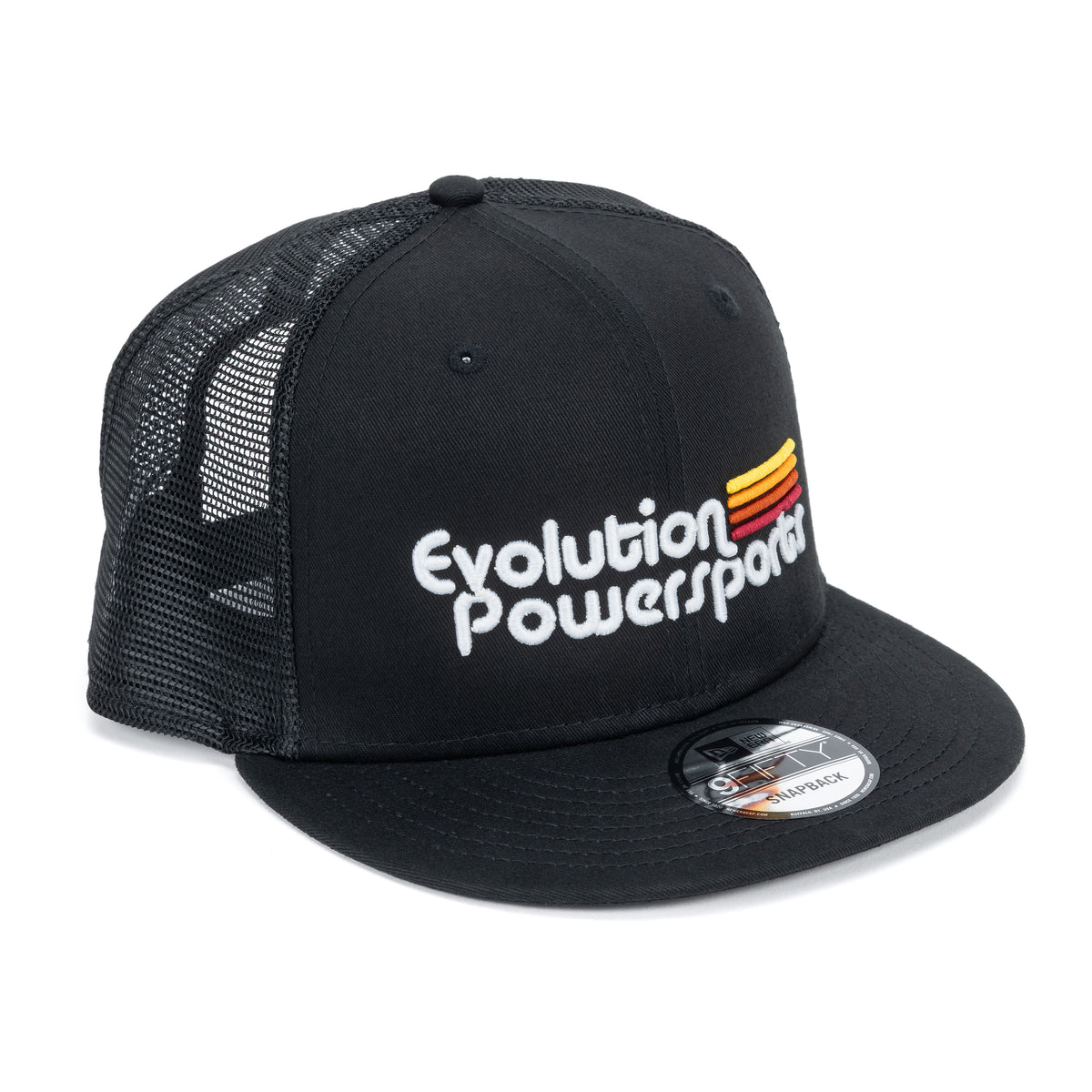 EVP Black Mesh Snapback Hats – Evolution Powersports LLC