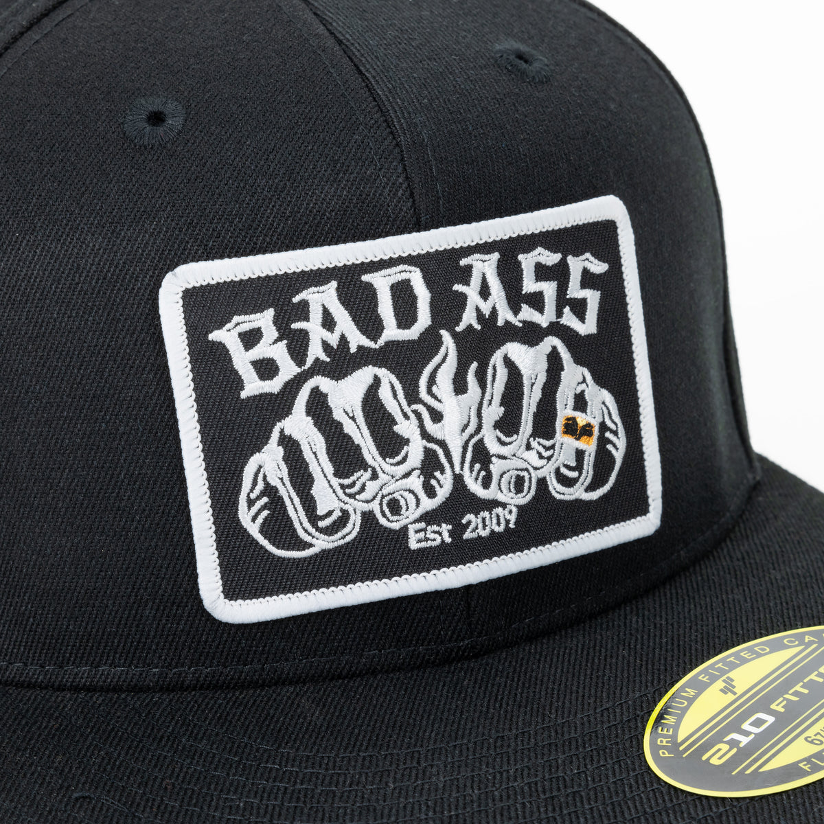 Badass Black Fitted Hat – Evolution Powersports LLC