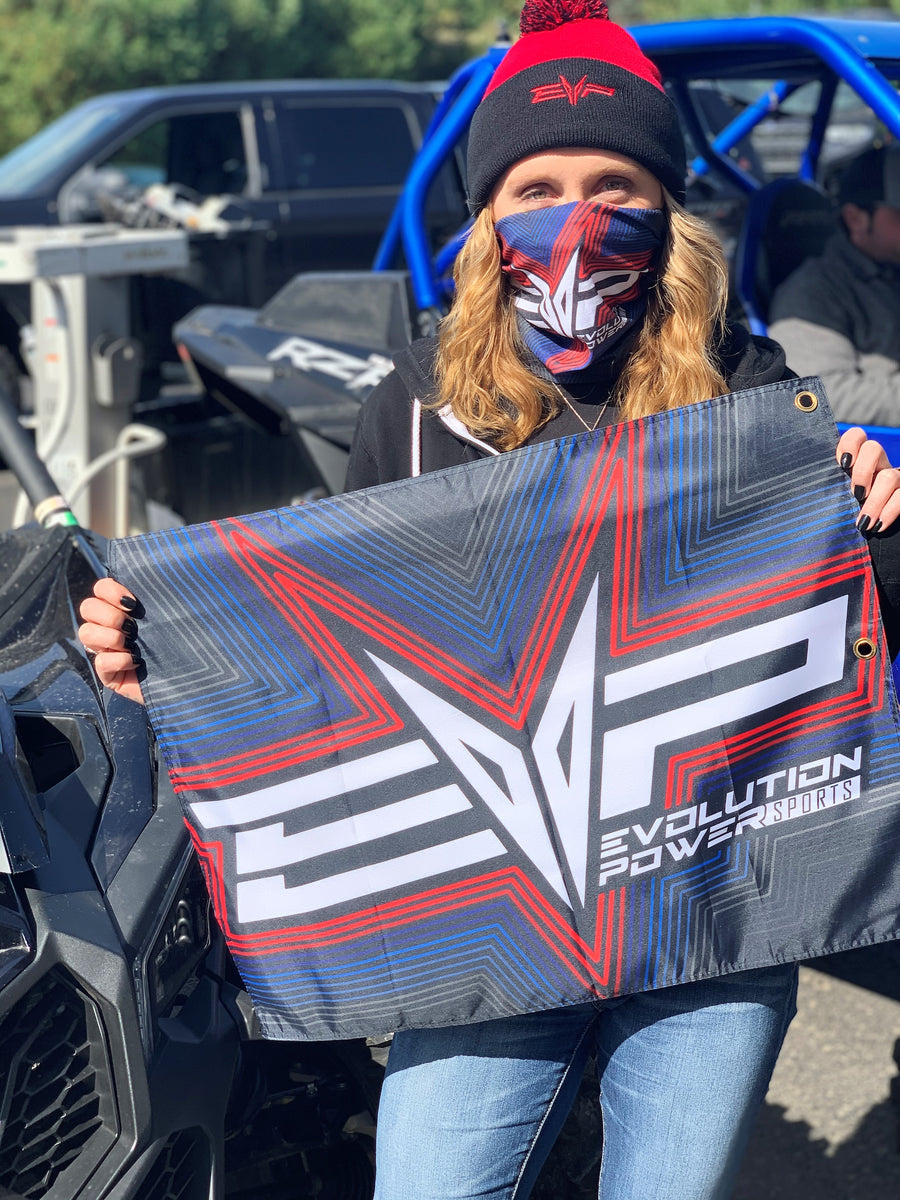 Drapeau EVP Radiate Whip 50x65cm – Evolution Powersports LLC